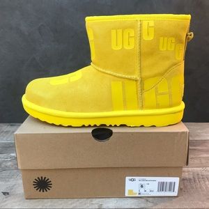 UGG | Shoes | Ugg Classic Mini Scatter Graphic Boot | Poshmark